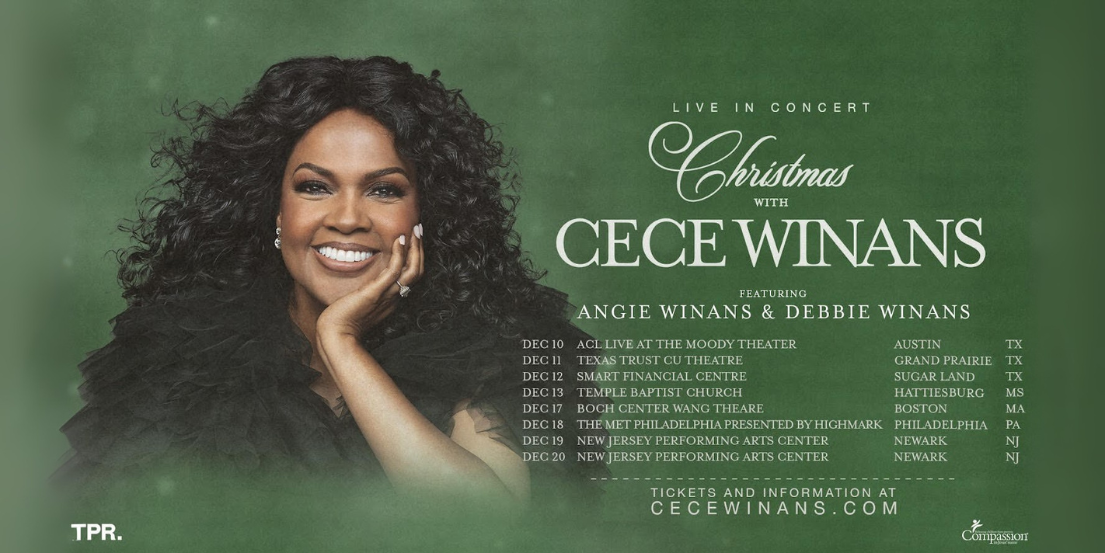 CeCe Winans Announces 2025 Christmas Tour With Sisters Angie & Debbie Winans